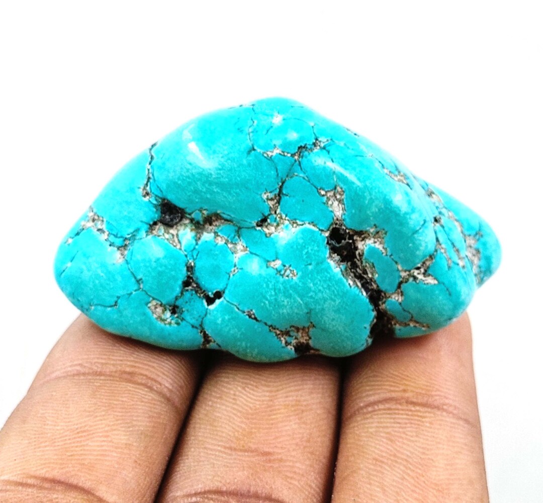 Turquoise 180-200carat Healing Earth-mined Stone IGL Certified Blue ...