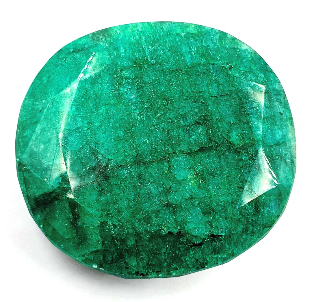 Green Emerald Natural IGL Certified Oval Cut Huge Stone Green Emerald ...
