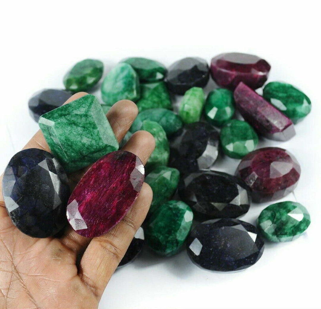Sapphire, Emerald, Ruby 5000 Carat 1 KG Mind-blowing Limited Offer ...