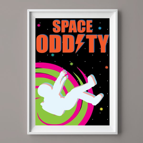 Space Oddity Poster - Etsy