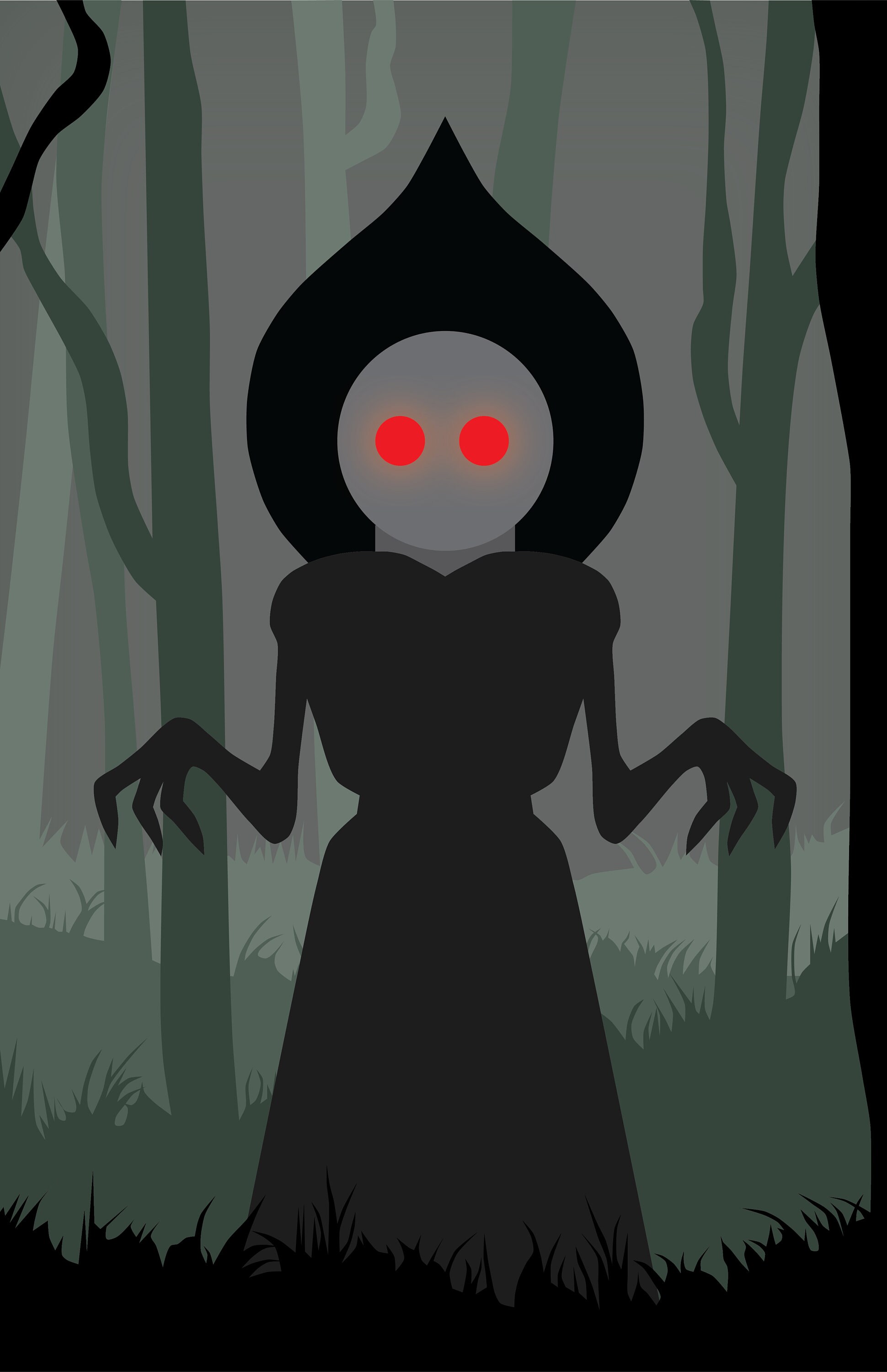 Flatwoods Monster Cryptid Print Monsters Living Room Decor - Etsy