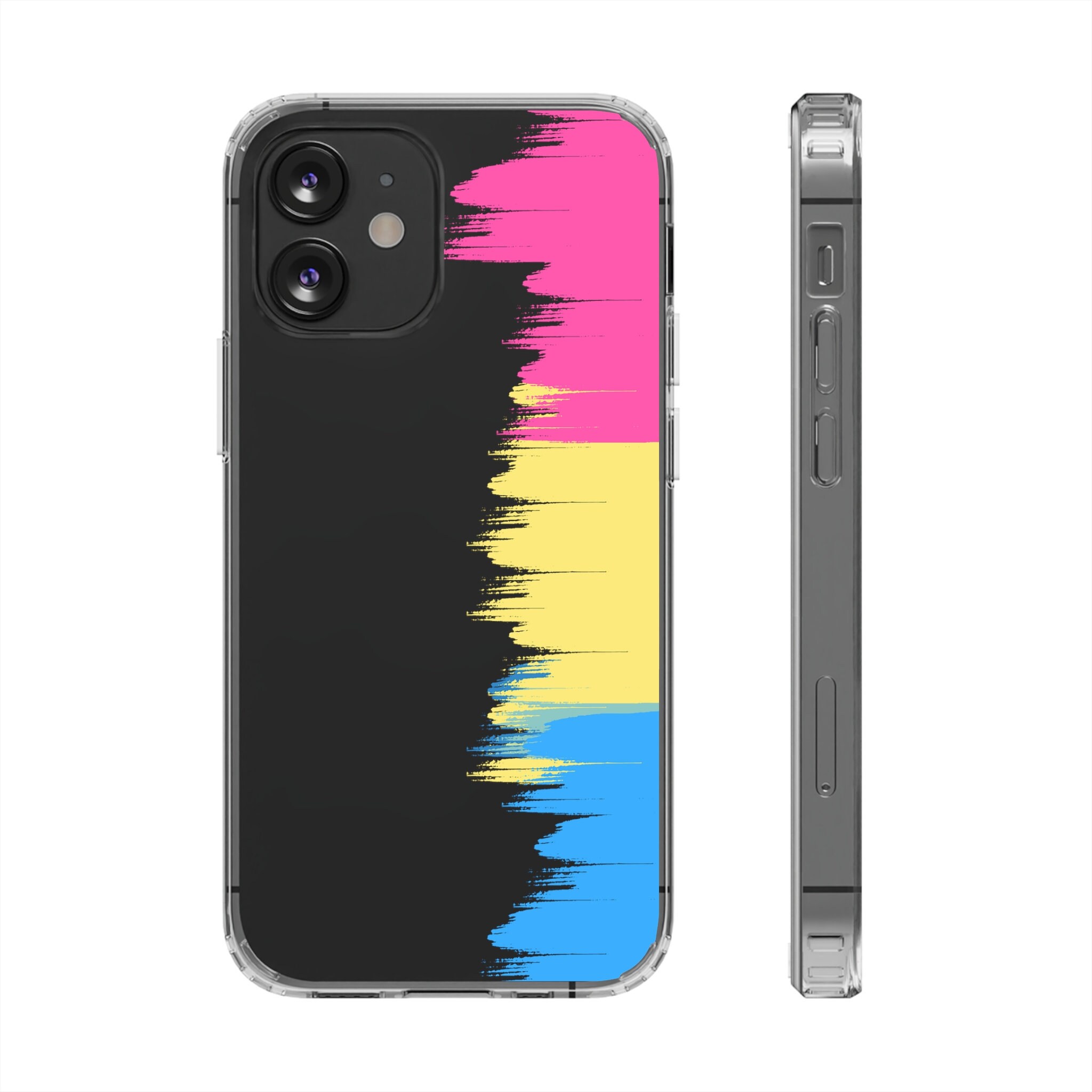 PRIDE MONTH: Pansexual Pride Flag Colors Clear Phone Case - Etsy