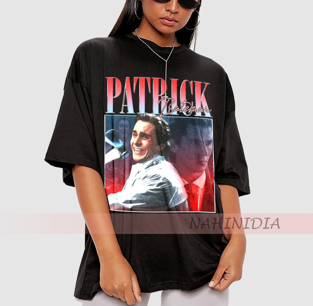 Vintage Style Patrick Bateman T Shirt, Gift for Women and Man Unisex T ...