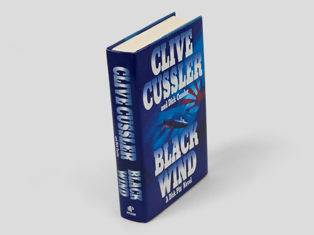 First Edition "black Wind" Signed by Father and Son Authors Clive ...