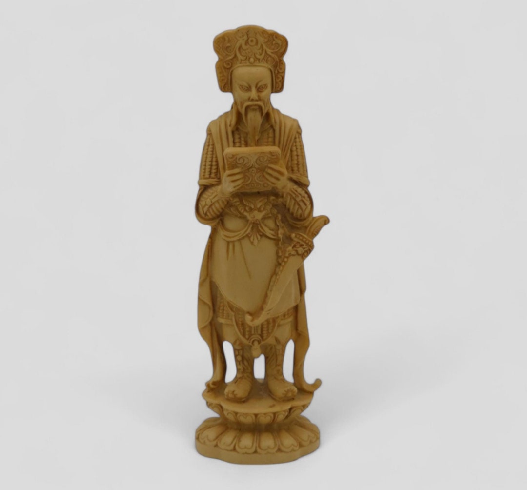 Ivorine Color Faux Bone Asian Figurine - Etsy