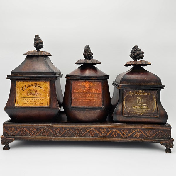 Rustic Container - Etsy