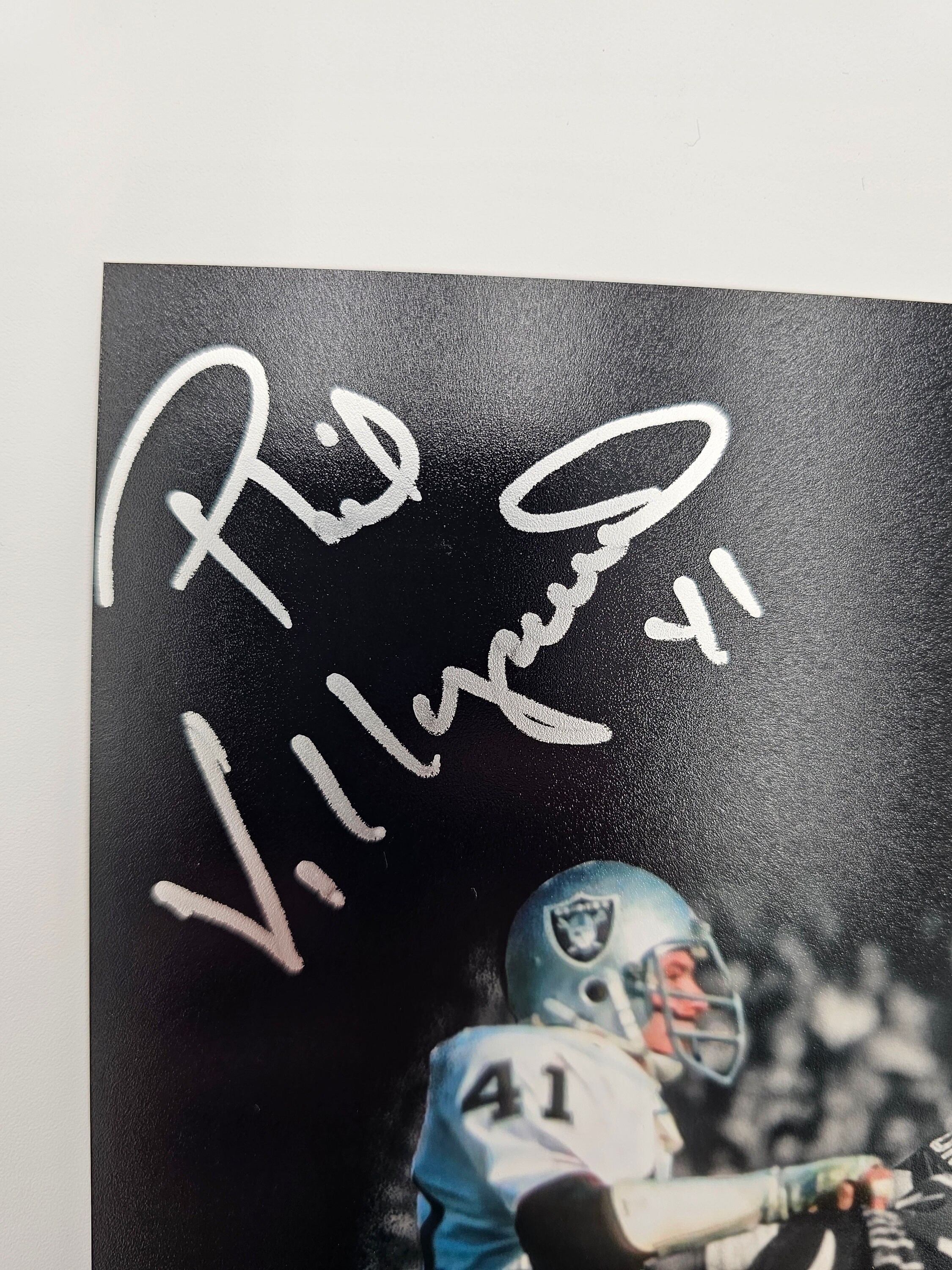 Oakland Raiders Phil Villapiano Signed Photo W/ COA - Etsy