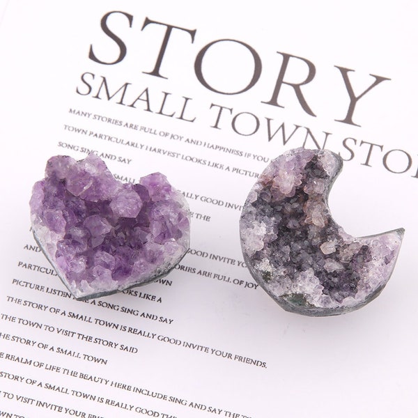 Amethyst Drawer Pulls - Etsy