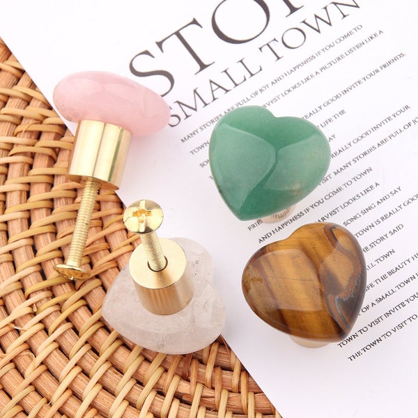 Rose Quartz Knobs - Etsy