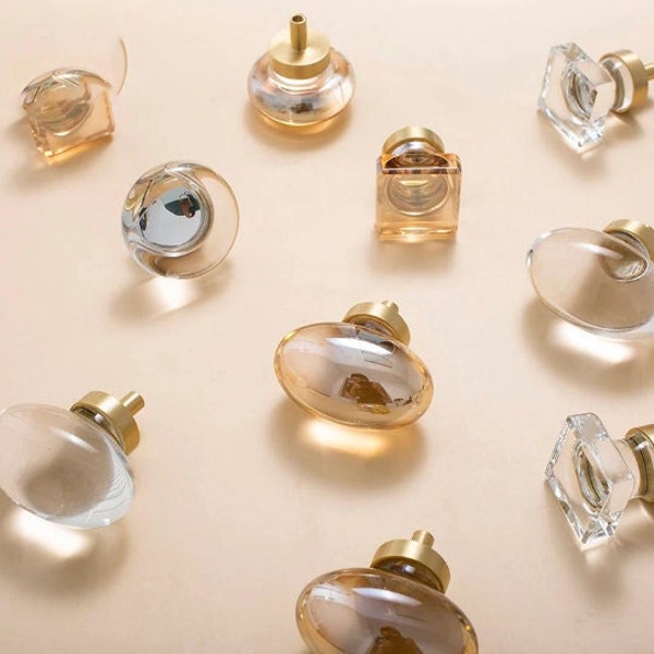Crystal Cabinet Knobs - Etsy