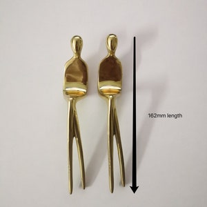 Golden Man Knobs Brass Cabinet Pull Handle Art Deco Handles Knob ...