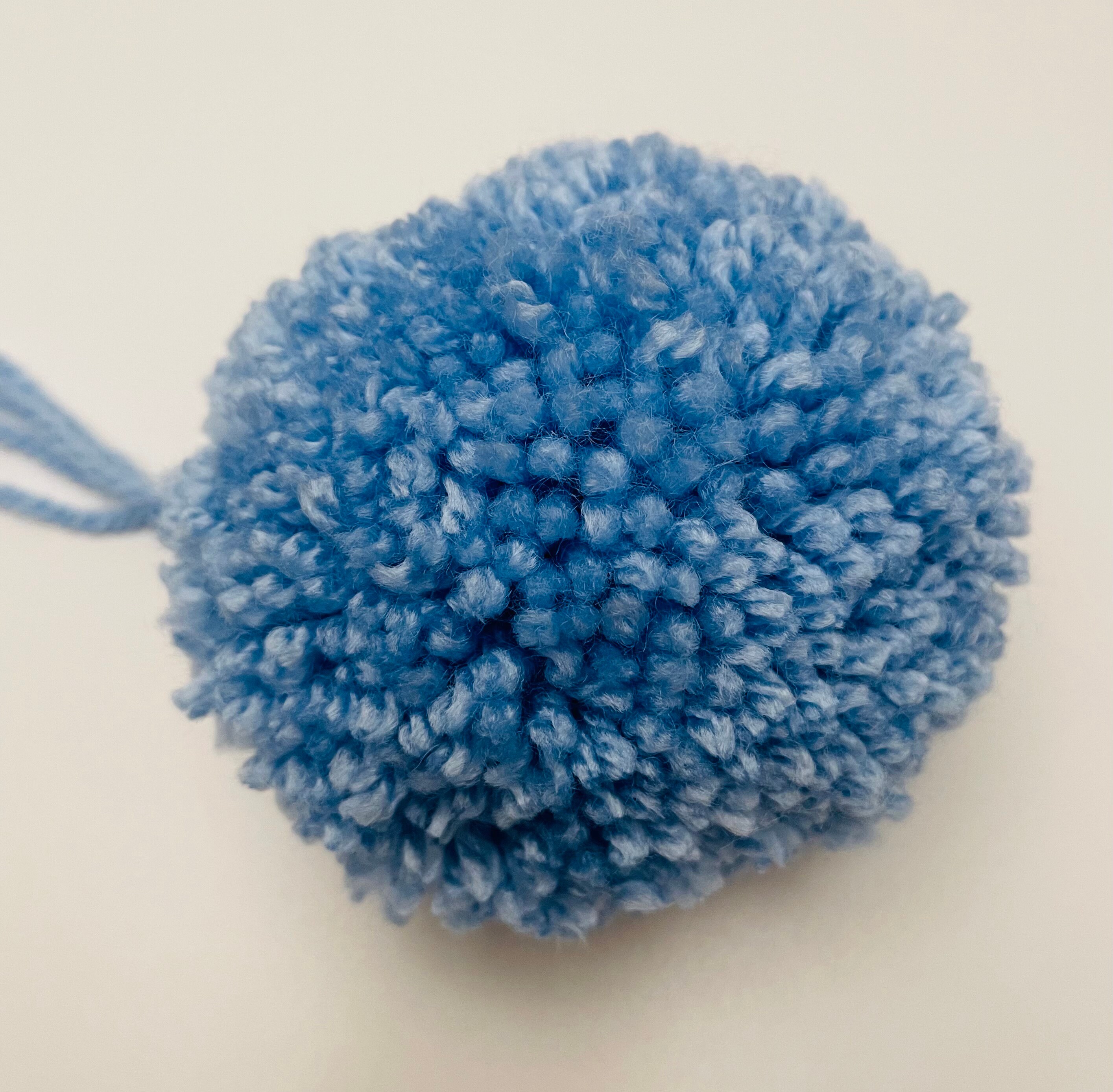 Handmade Wool Pom Pom Bobble Thick & Full With Ribbon Pom - Etsy