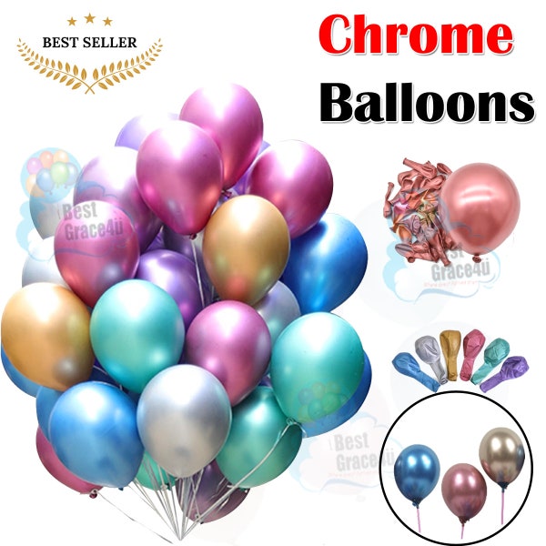 Chrome Balloon - Etsy