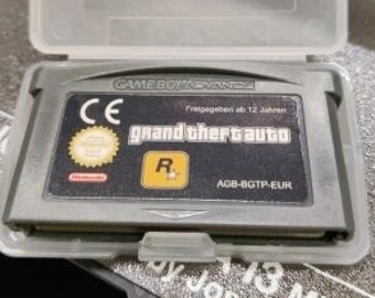 Ds Game Case for Grand Theft Auto on Gameboy Advance FR GTA Gamebox ...