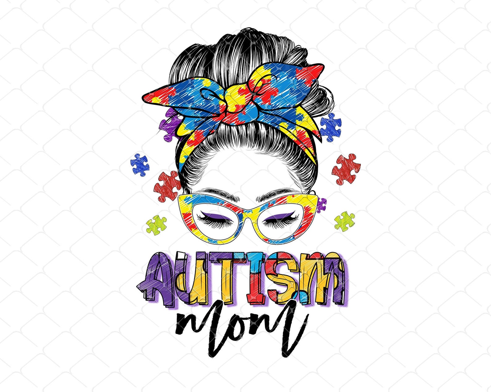Autism Mama Png Autism Mom Png Autism Awareness Autism Mom | Etsy