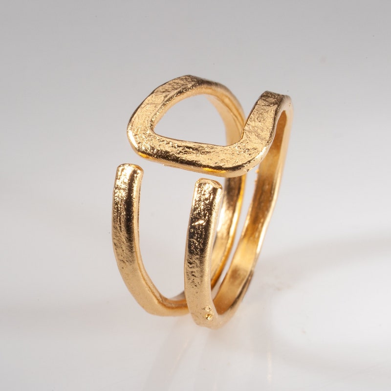 Double Band Ring - Etsy