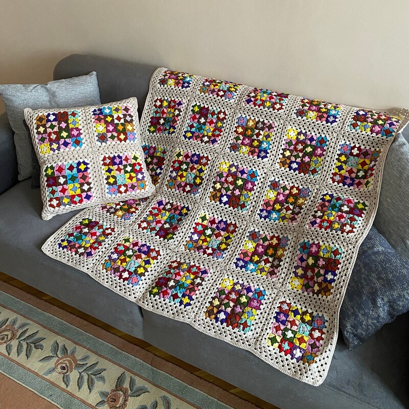 Crocheted Blankets for Sale - Etsy