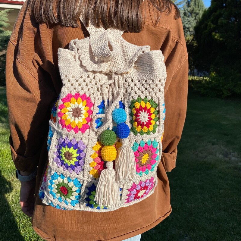 Crochet Backpack - Etsy