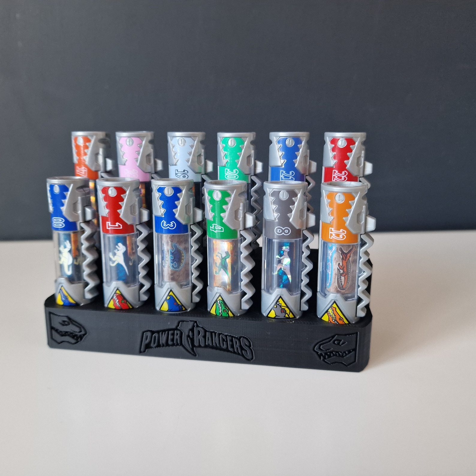 Power Rangers Dino Charge Energem Display Stand Holder - Holds 12 ...
