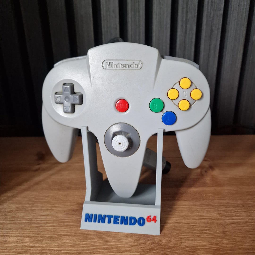Nintendo 64 N64 Controller Display Stand With Coloured Logo - Etsy UK