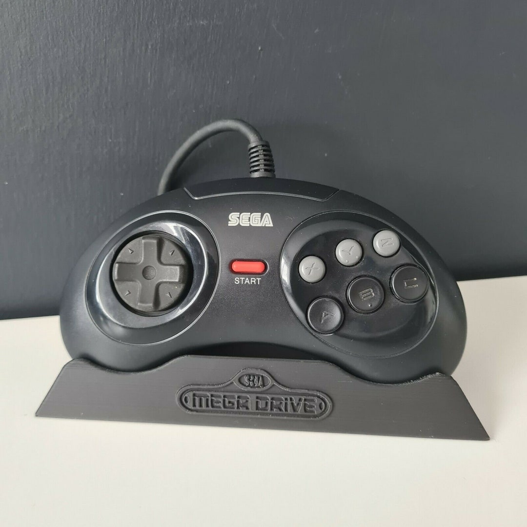 Sega Mega Drive 6 Button Controller Display Stand / Holder - 3D Printed ...