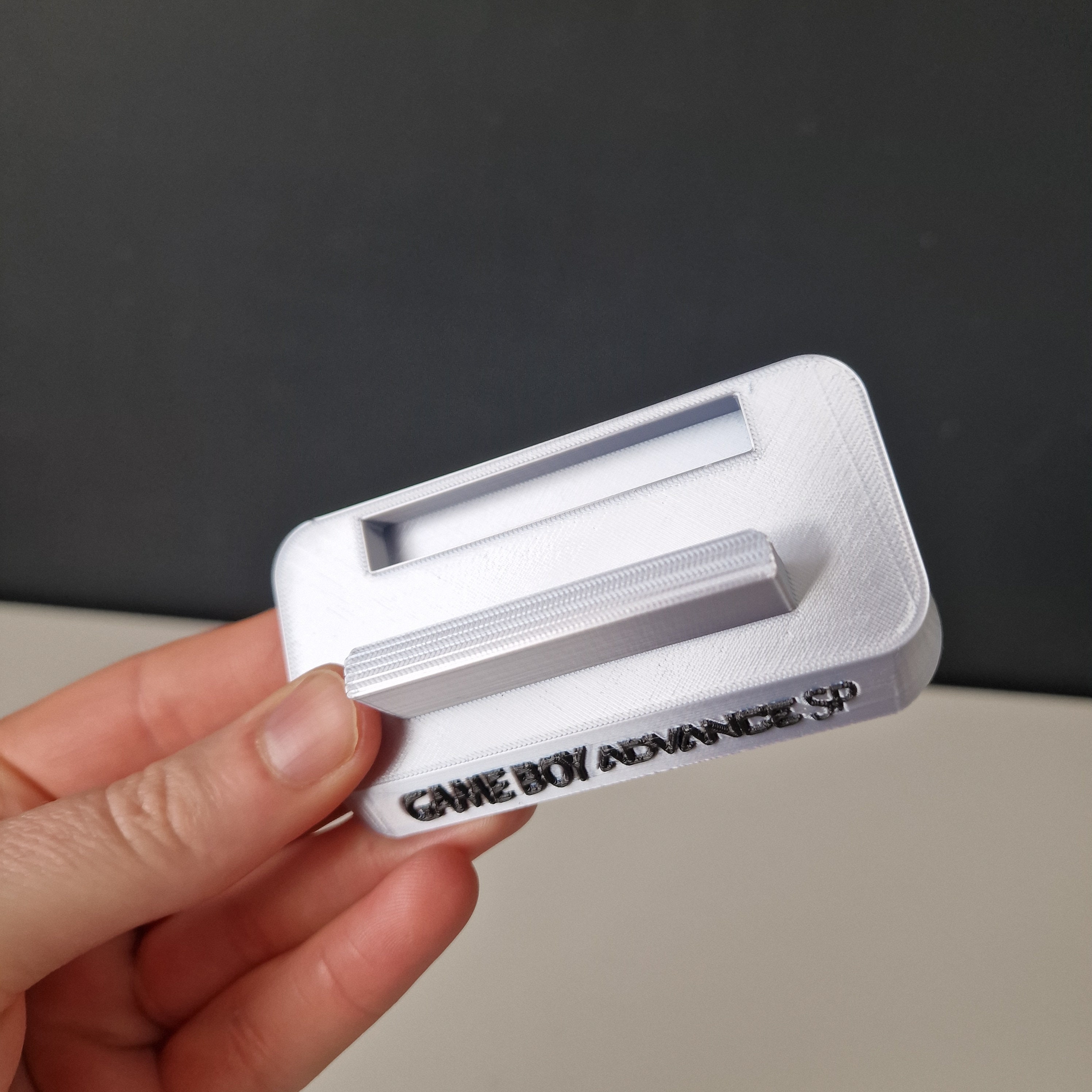GBA SP / Gameboy Advance SP Console Display Stand Holder - Silver or ...