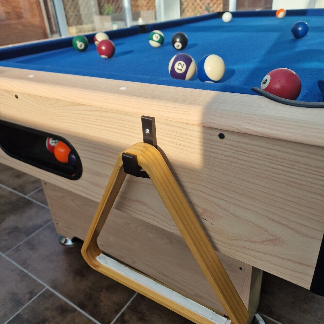 Pool / Snooker Triangle Holder Hook Wall Mount Bracket - Table or Wall ...