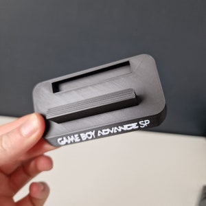 GBA SP / Gameboy Advance SP Console Display Stand Holder - Silver or ...