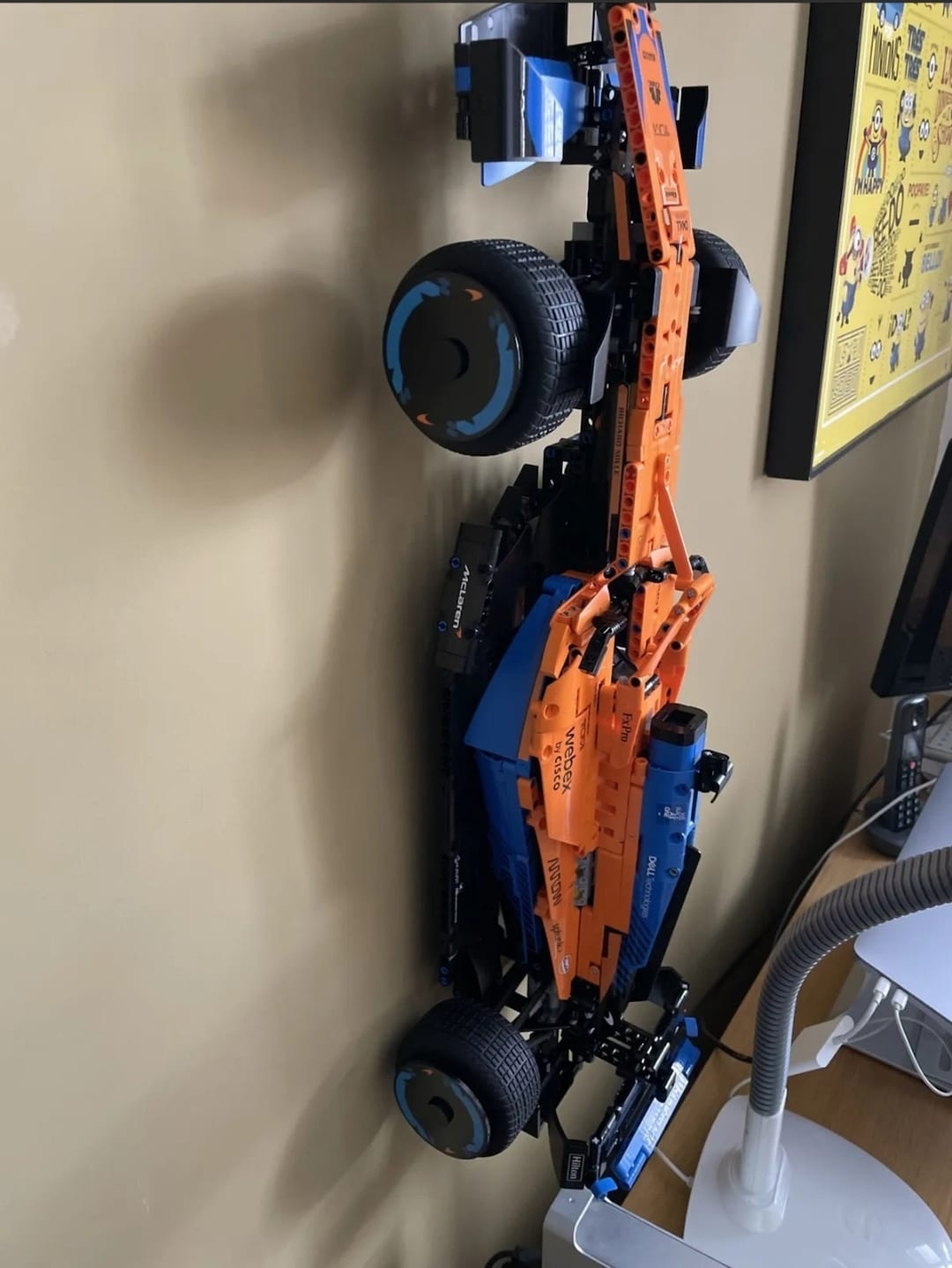 Lego Technic Mclaren F1 Car 42141 Wall Display Mount Bracket - Etsy UK