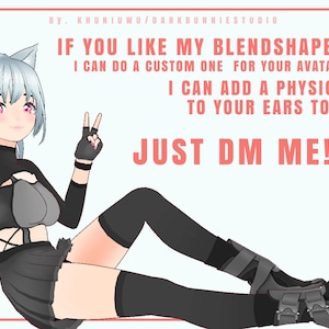 Premade 3D VTUBER Model | Adoptable | +52 BLENDSHAPES for Iphone/ipad | VRM Model | Pefect for ...