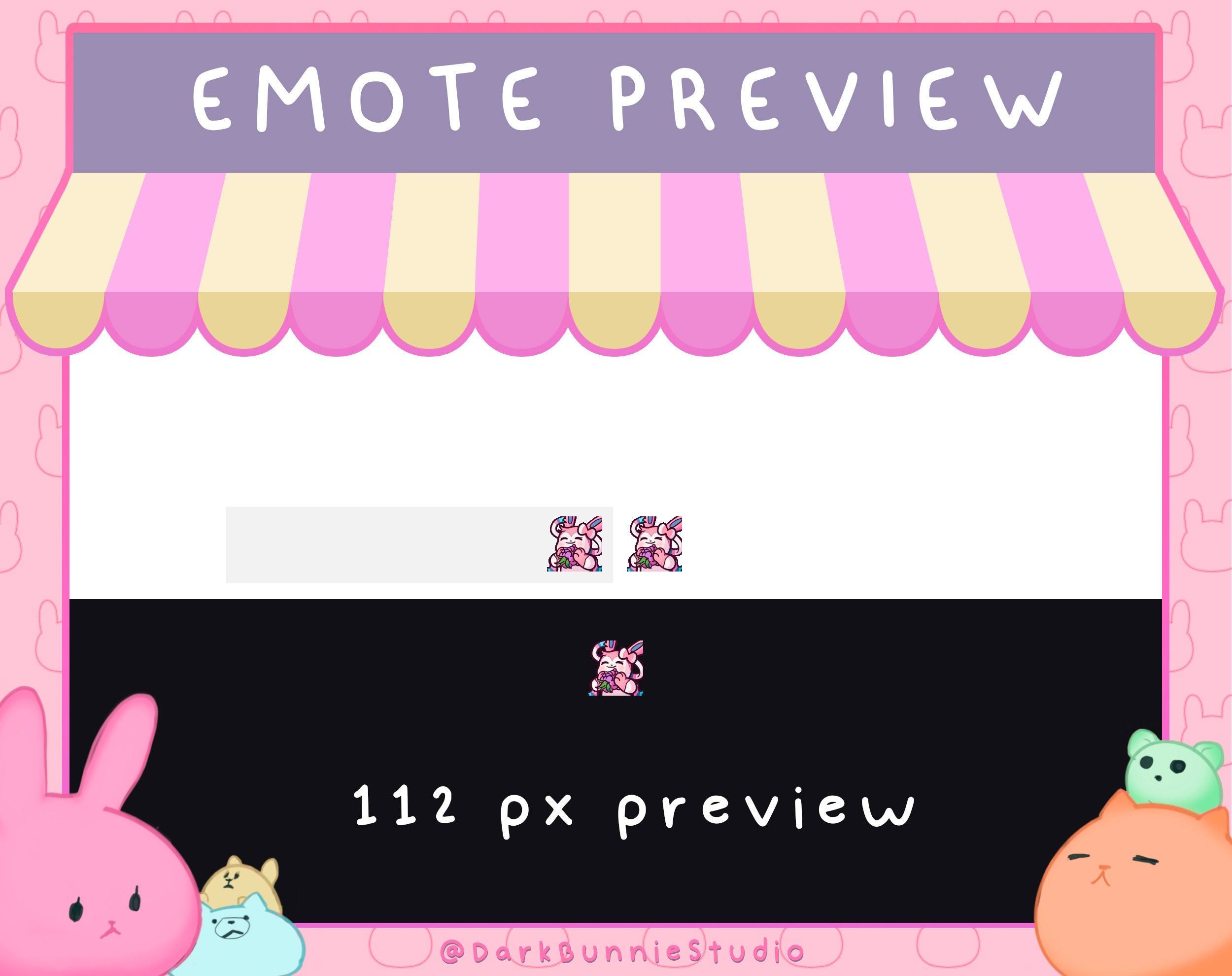 Eevee Eating ANIMATED EMOTE for Twitch and Discord - Etsy