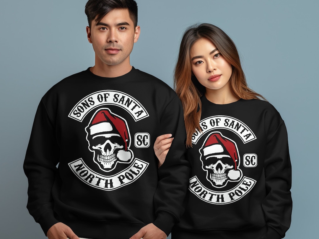 Sons of Santa Sweatshirt Santa Claus Sweatshirt Cute - Etsy