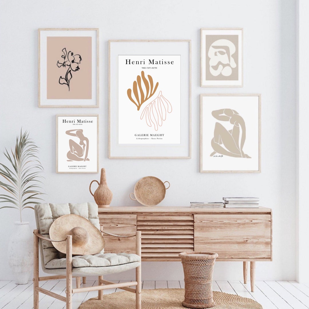 Henri Matisse Poster Set of 5, Poster Bundle, Gallery Wall Art Set ...