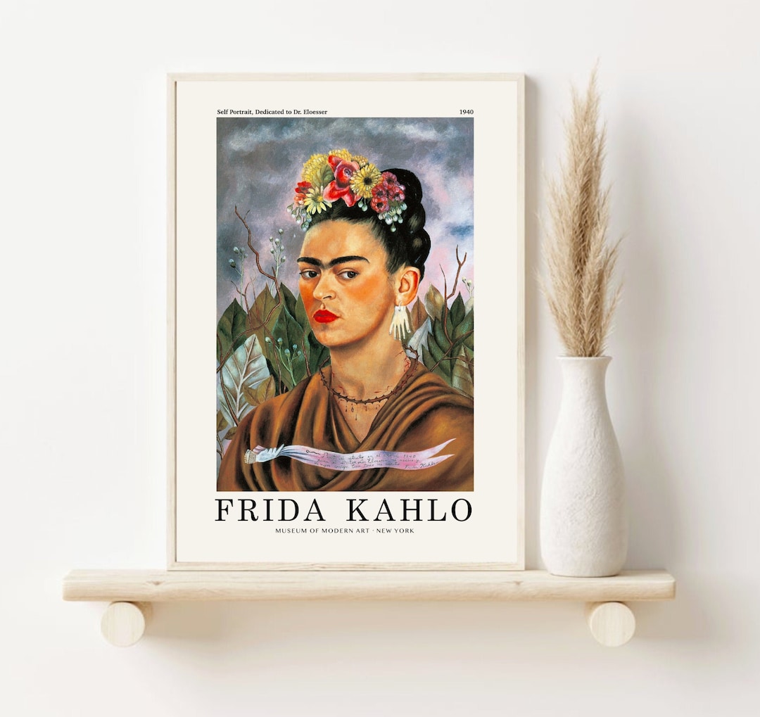 Frida Kahlo Exhibition Poster, Kahlo Art,high Quality Print,famous ...