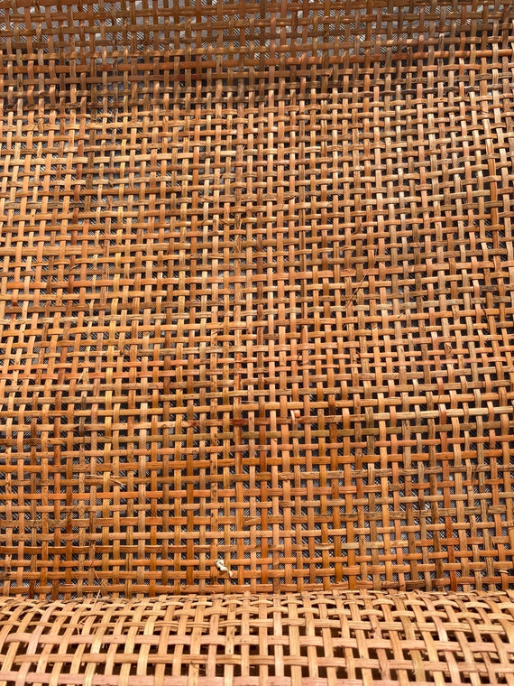 27.5 Width Dark Natural Rattan Cane Webbing Roll Cane - Etsy
