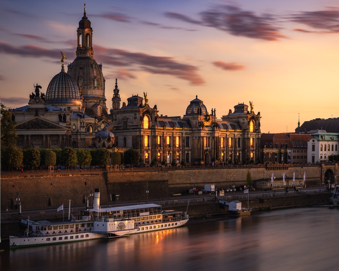 Dresden Photography - Stunning Sunset Scene in Dresden - Professional ...