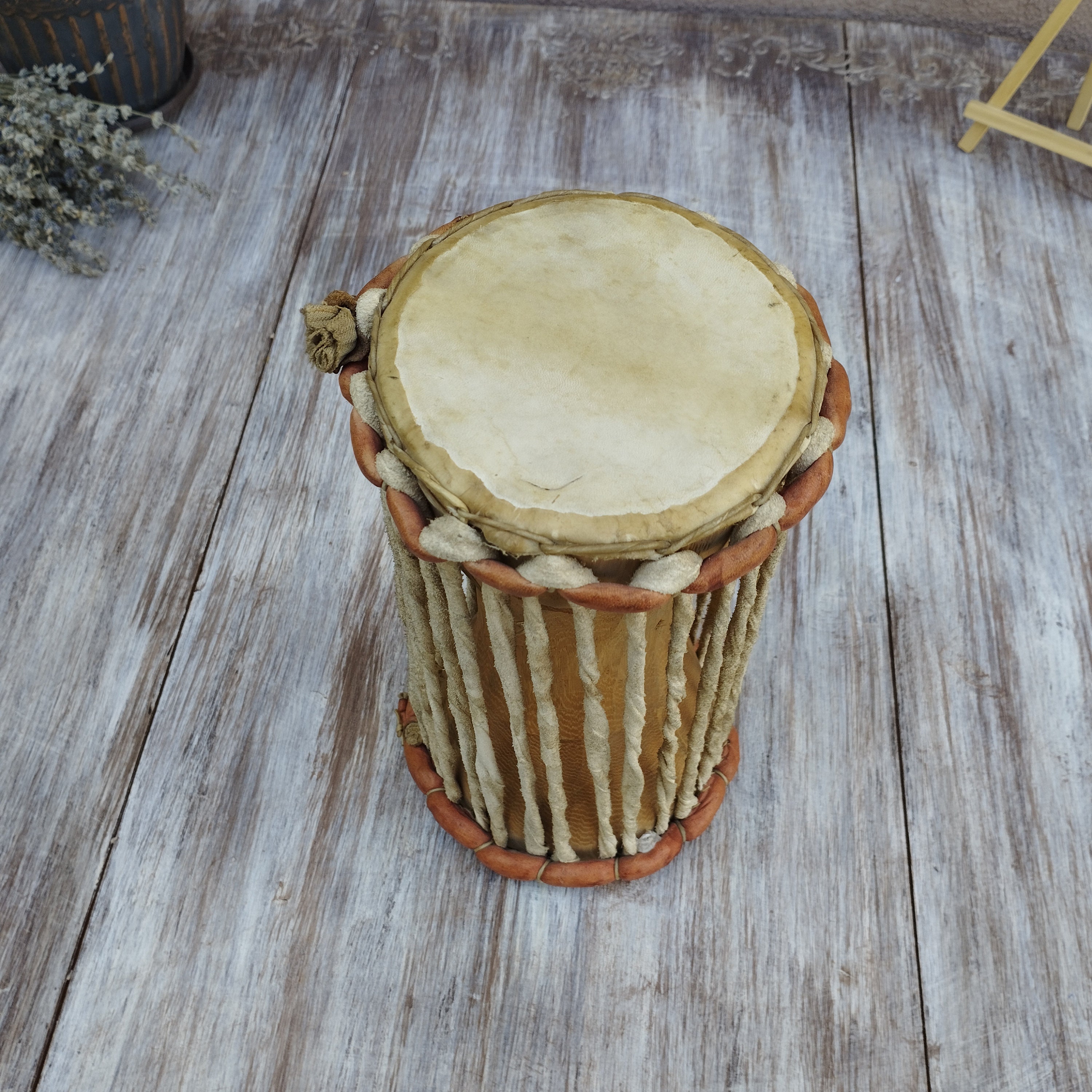 Retro Authentic African Gangan Talking Drum African Tribal - Etsy