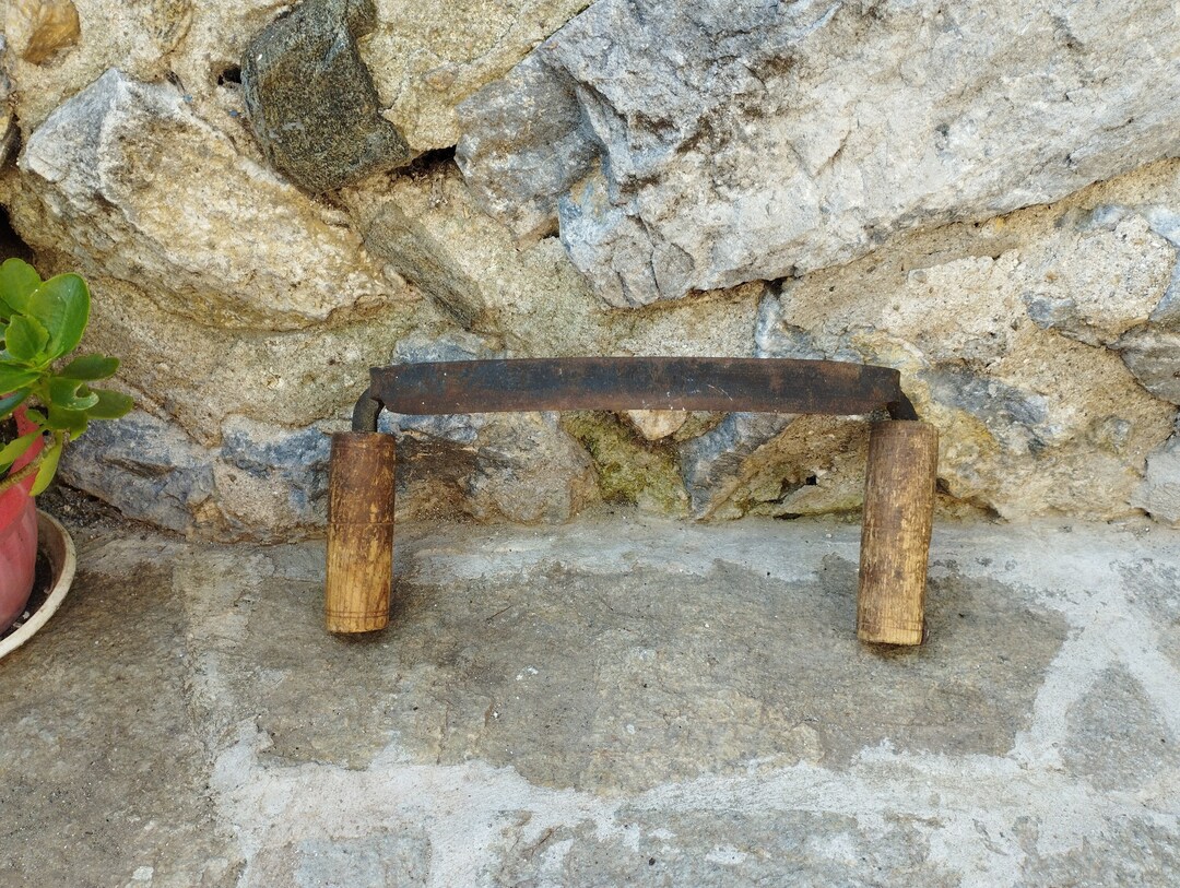 Primitive Woodworking Tool, Wood Peeling, Planer Bark Peeling Tool, Old ...