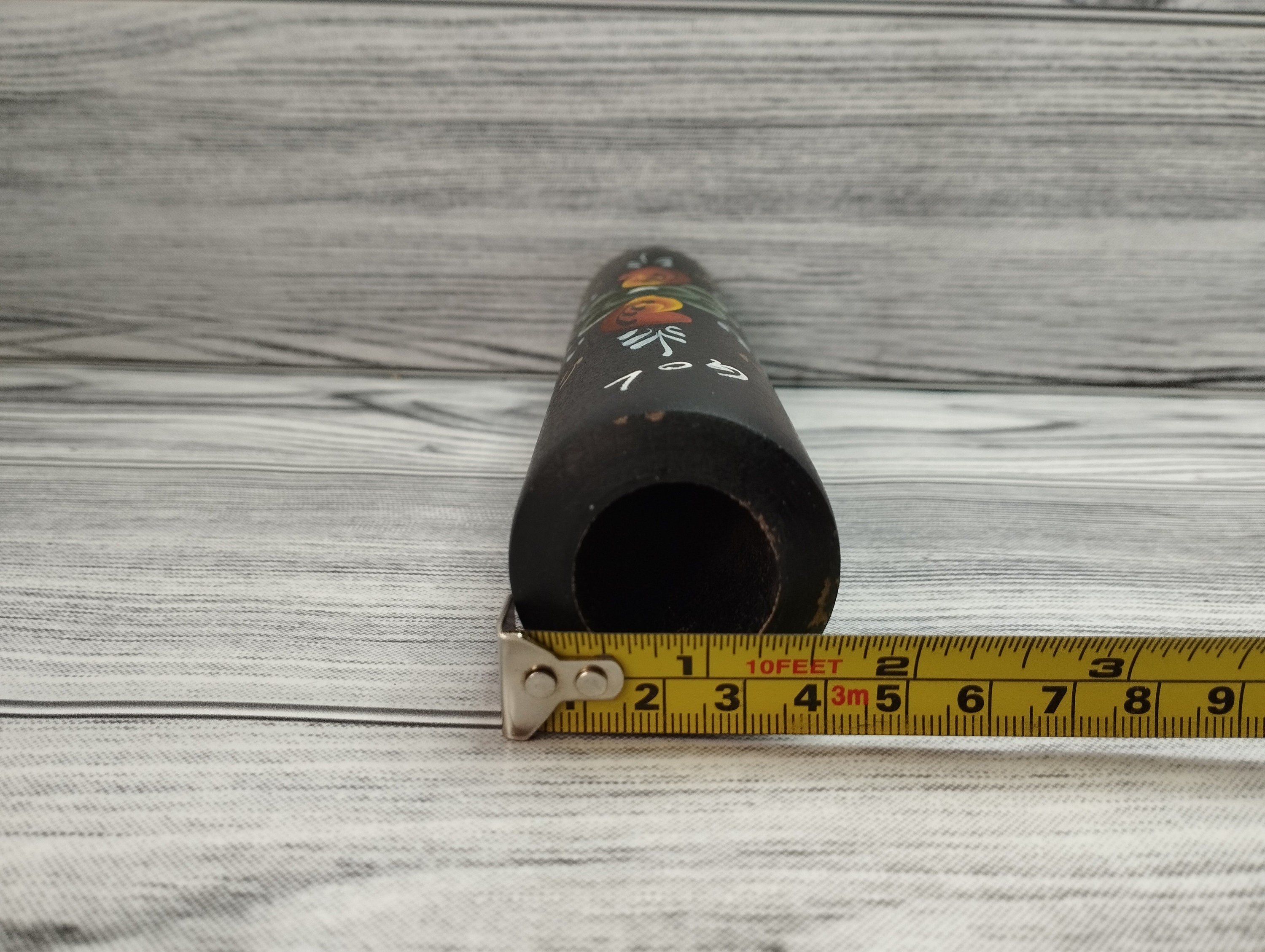 Vintage Tall Wooden Match Box Painted Long Match Holder - Etsy