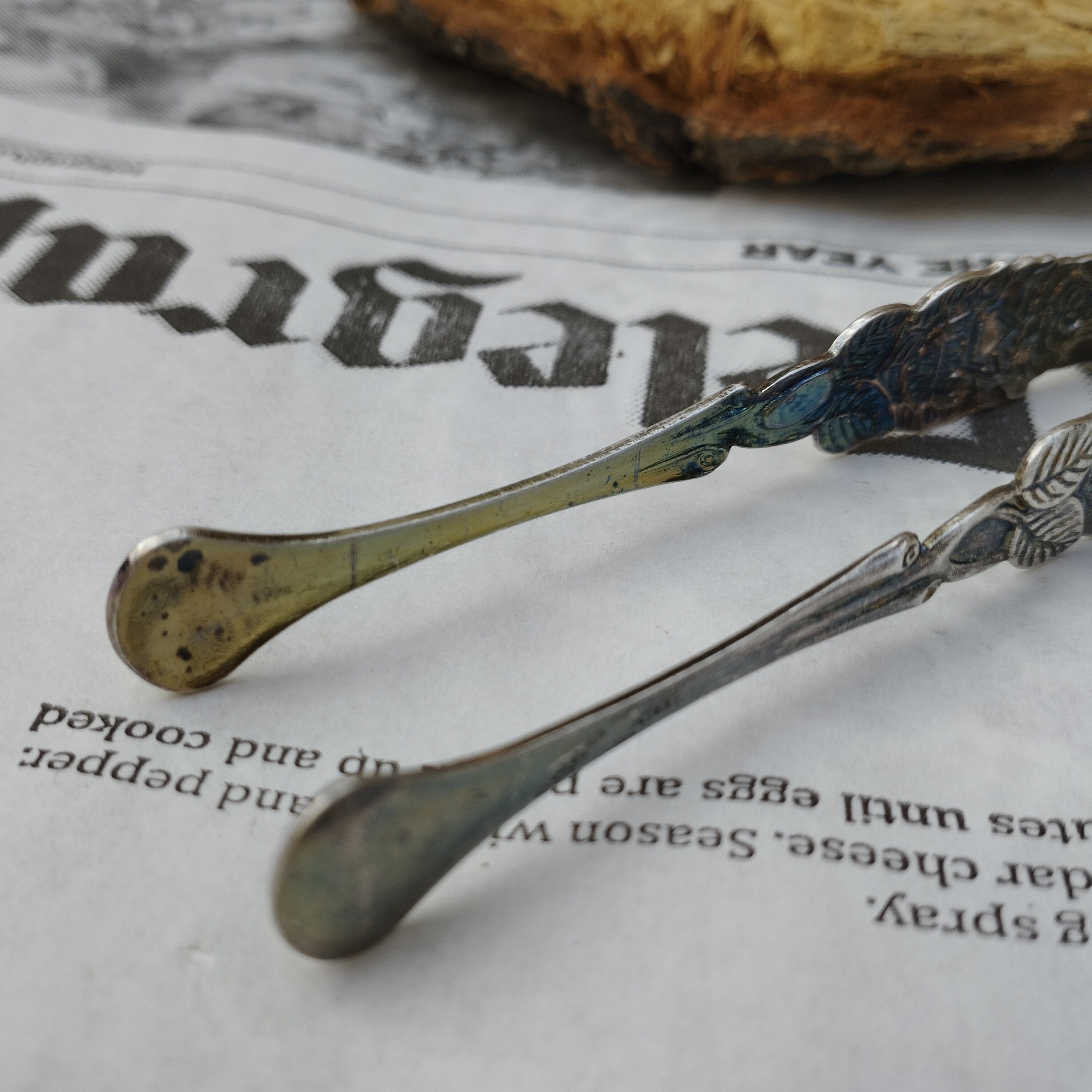 Antique Small Sugar Tongs, Old Sugar Tongs Bader Pforzheim, Silver ...
