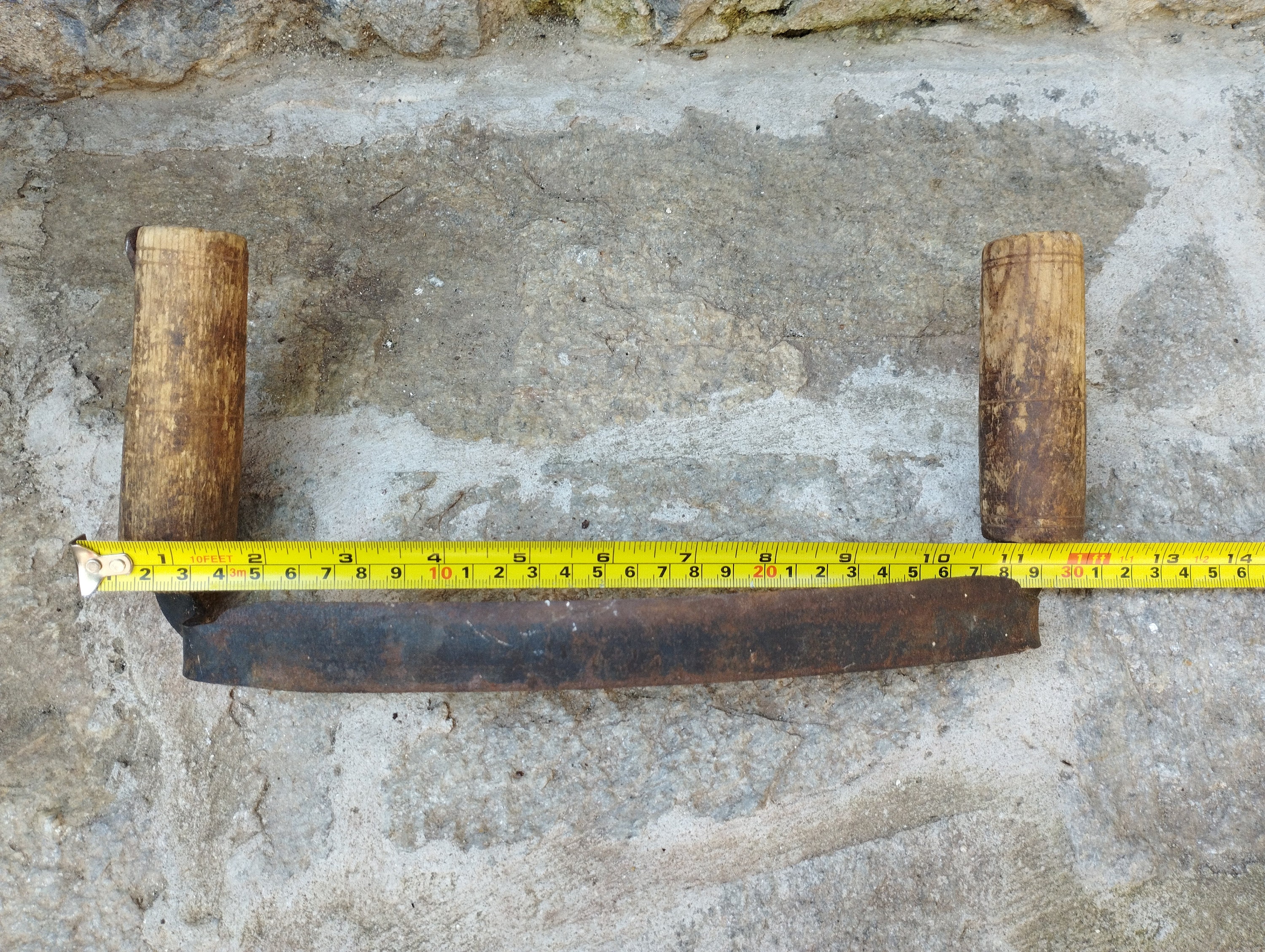 Primitive Woodworking Tool, Wood Peeling, Planer Bark Peeling Tool, Old ...