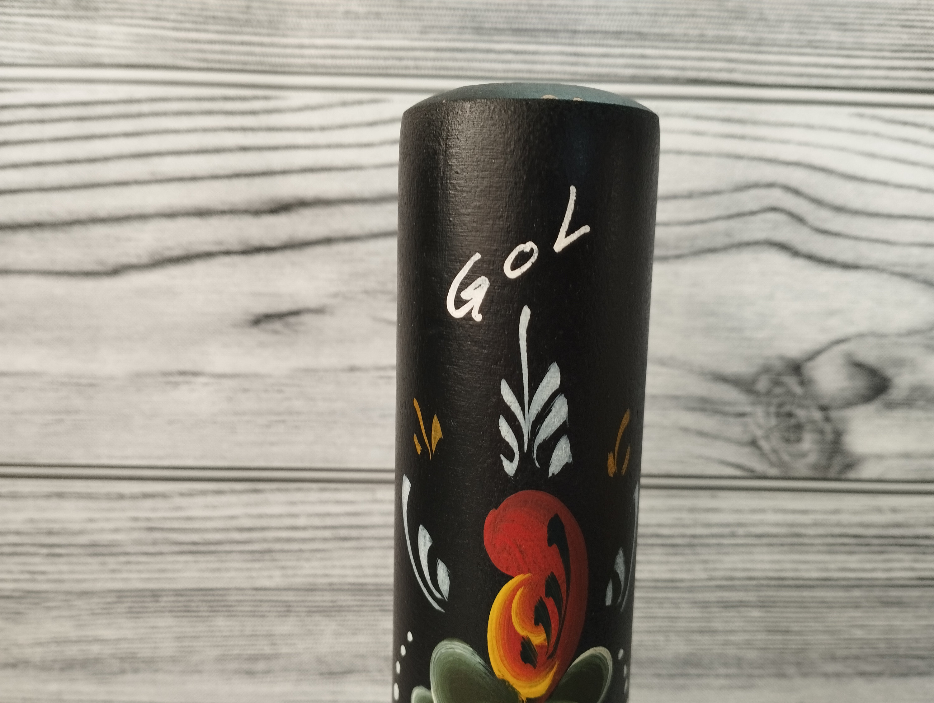 Vintage Tall Wooden Match Box Painted Long Match Holder - Etsy