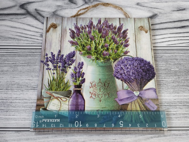 Lavender Sign Decoupage Wooden Wall Decoration Hanging Wall - Etsy