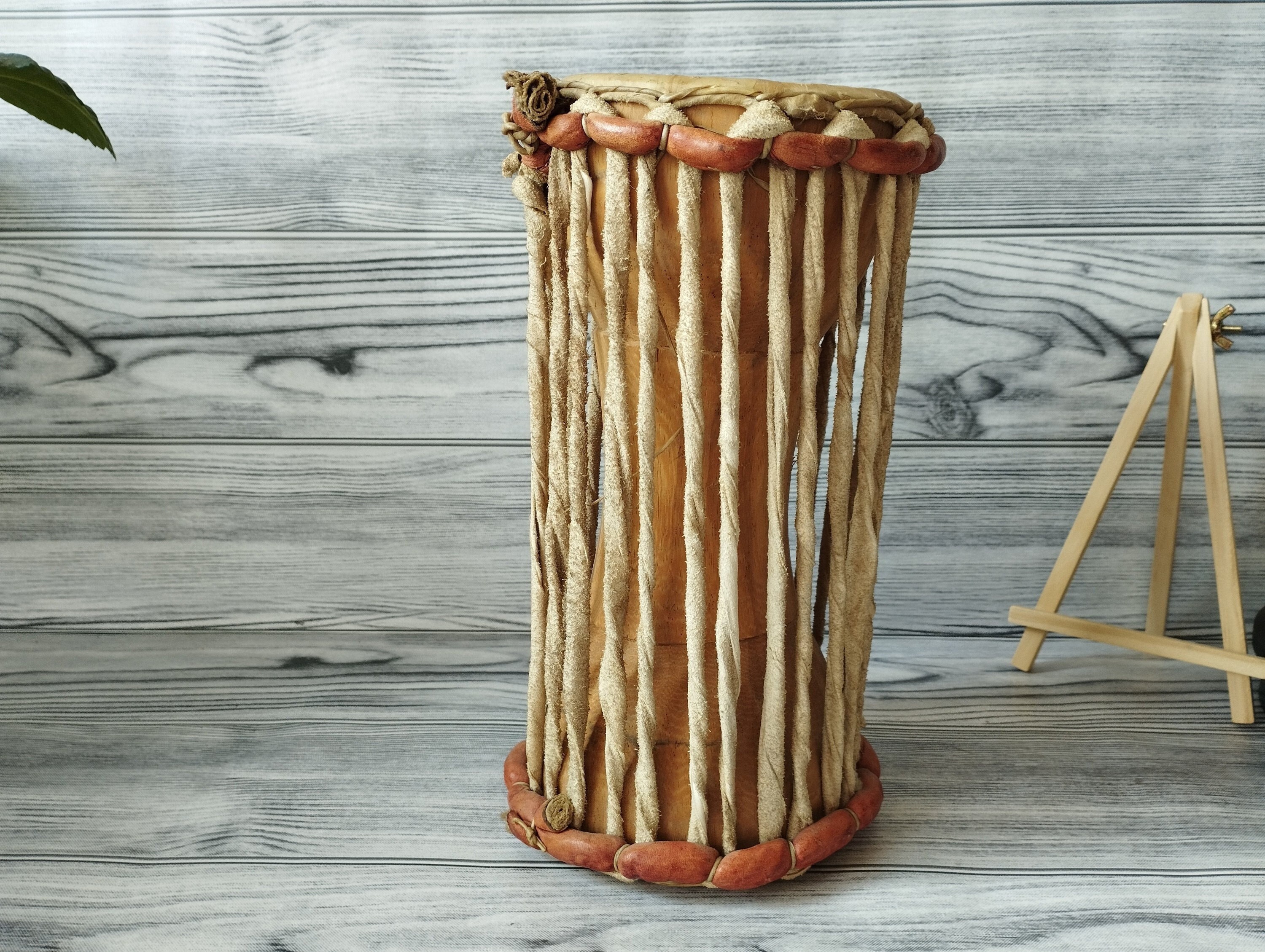 Retro Authentic African Gangan Talking Drum African Tribal - Etsy