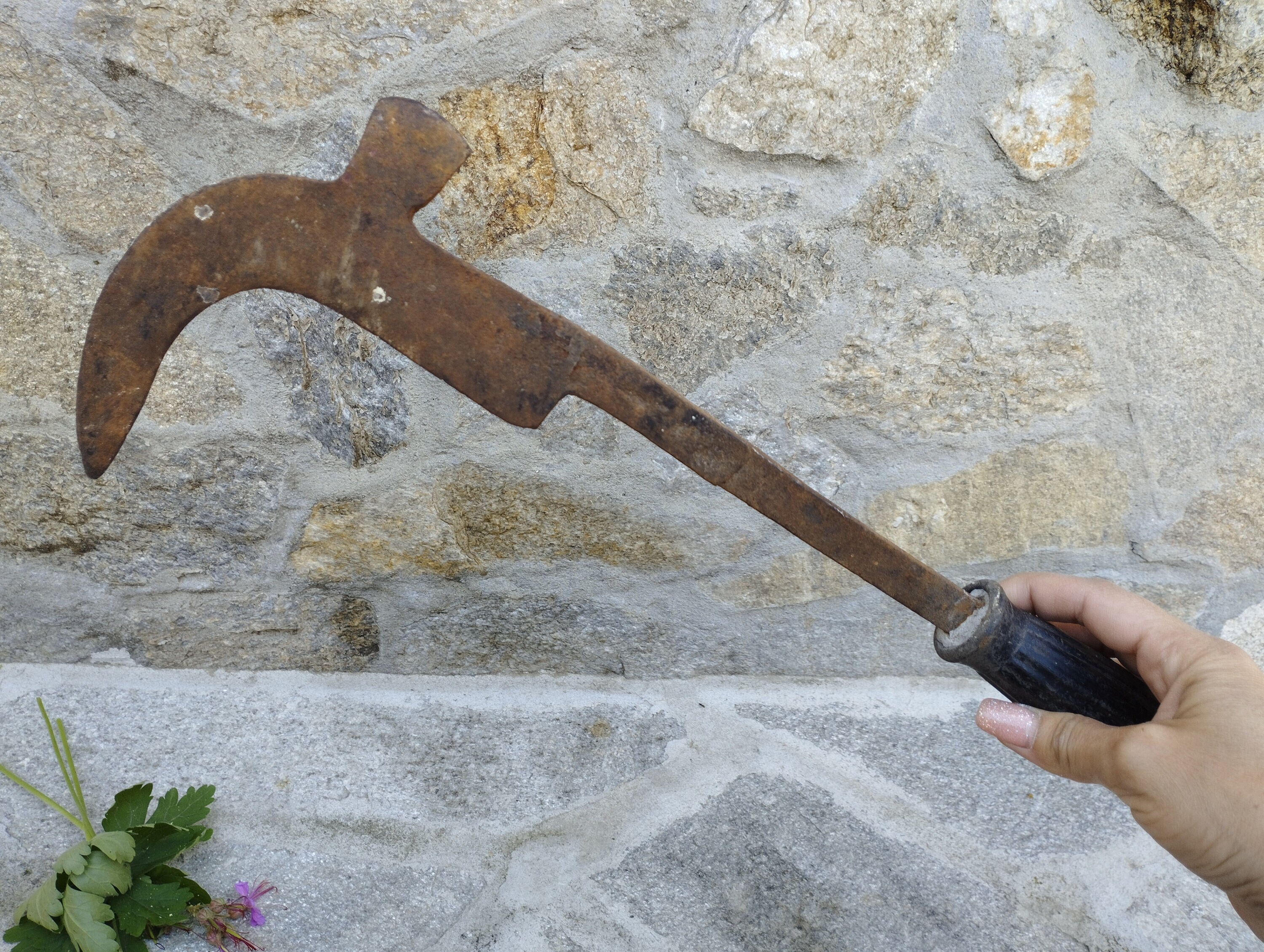 Retro Sickle With Handle Billhook Hand Forged Sickle - Etsy
