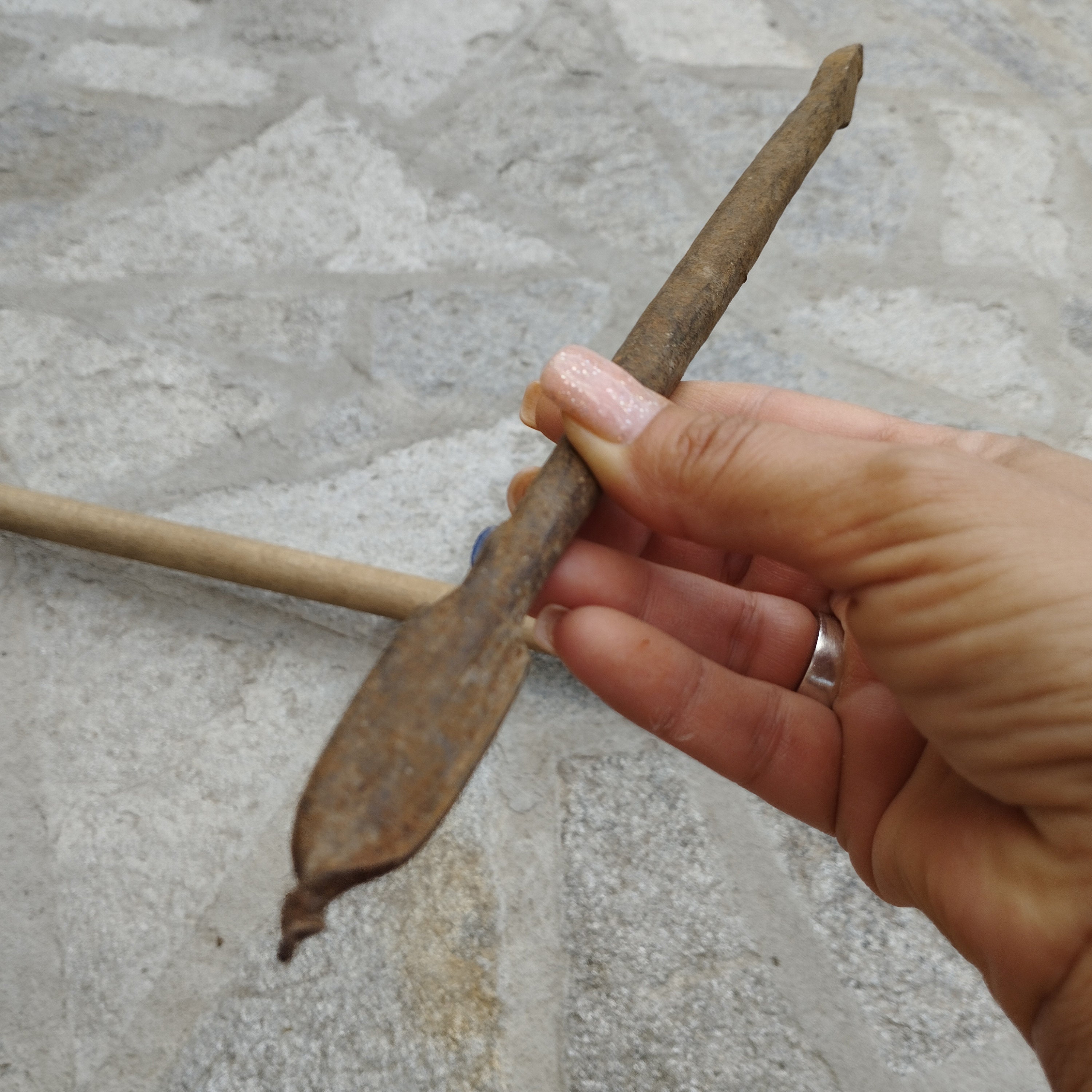 Vintage Rusty Metal Drill Without Handle Primitive Hand Drill - Etsy