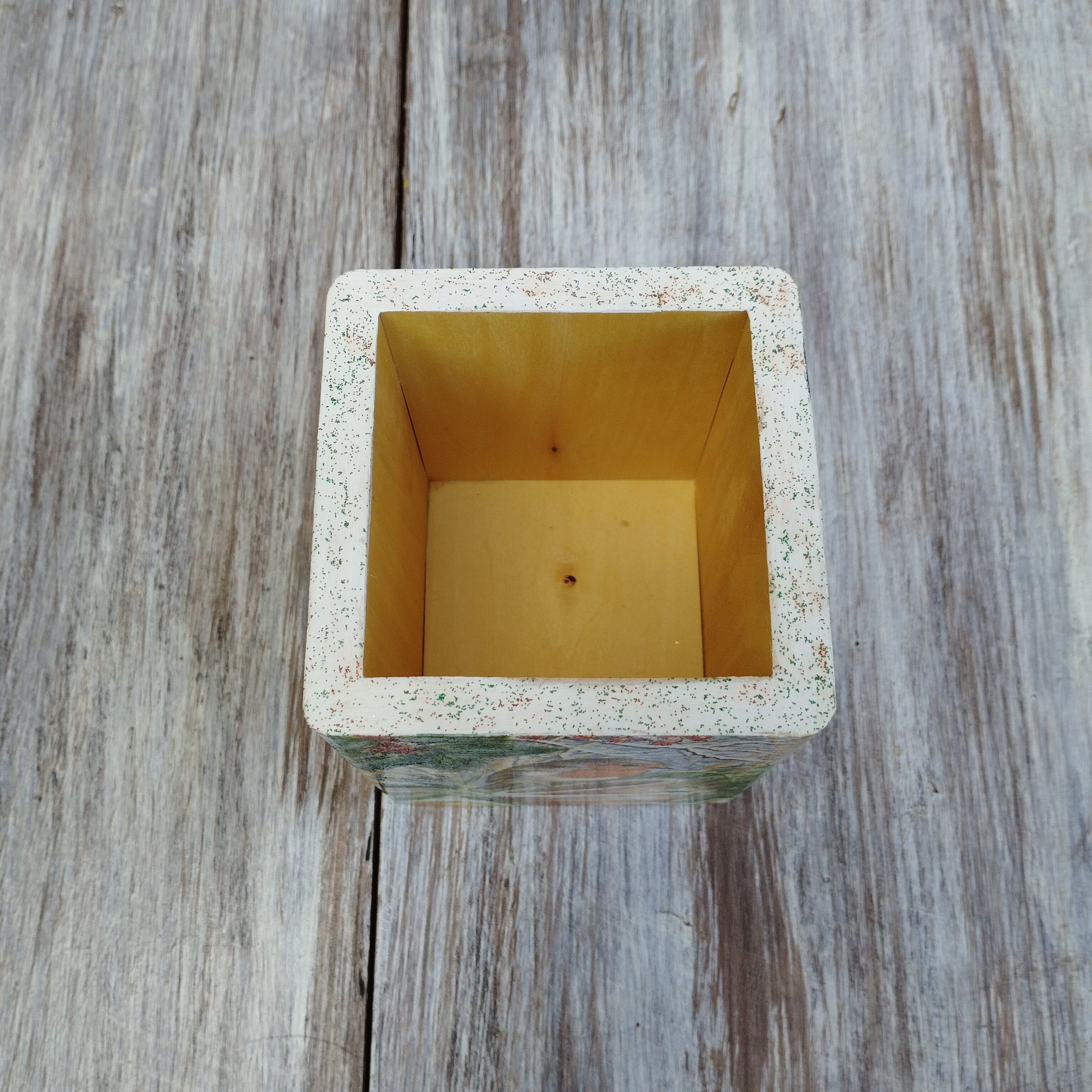 Wooden Pencil Holder Robin Pen Holder Desk Accessory - Etsy