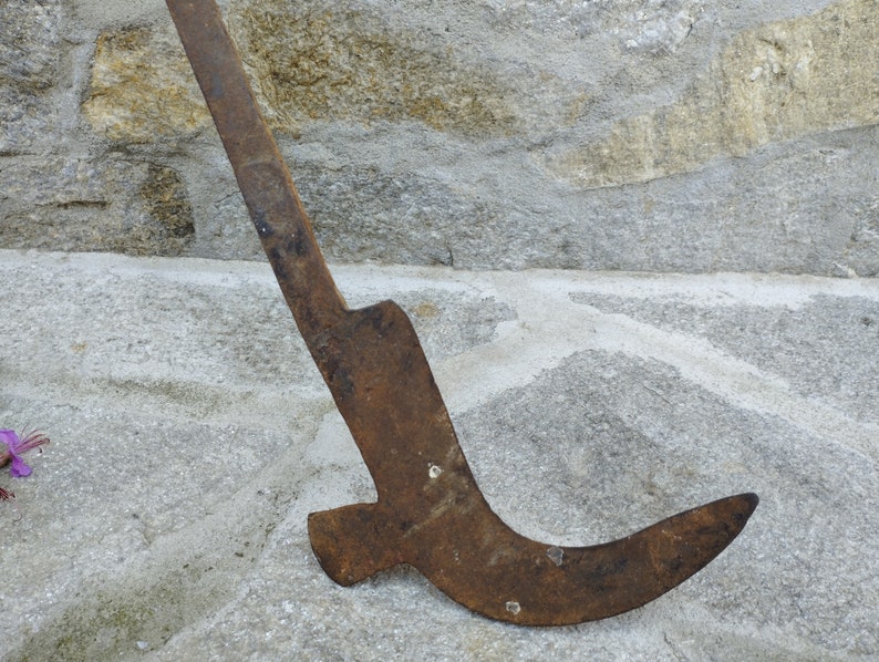 Retro Sickle With Handle Billhook Hand Forged Sickle - Etsy