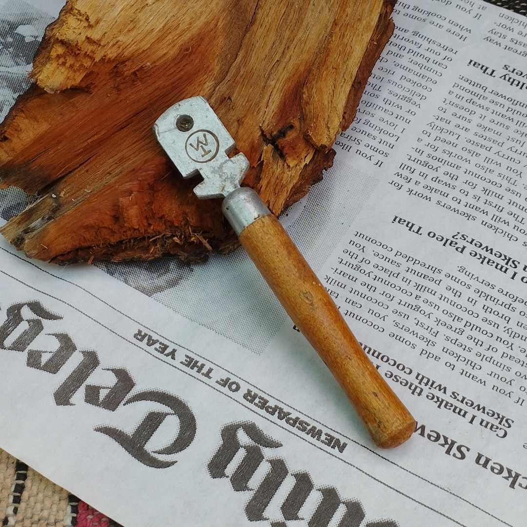 Vintage Glass Cutter, Soviet Glass Cutter, Old Glass Cutter With Wooden ...