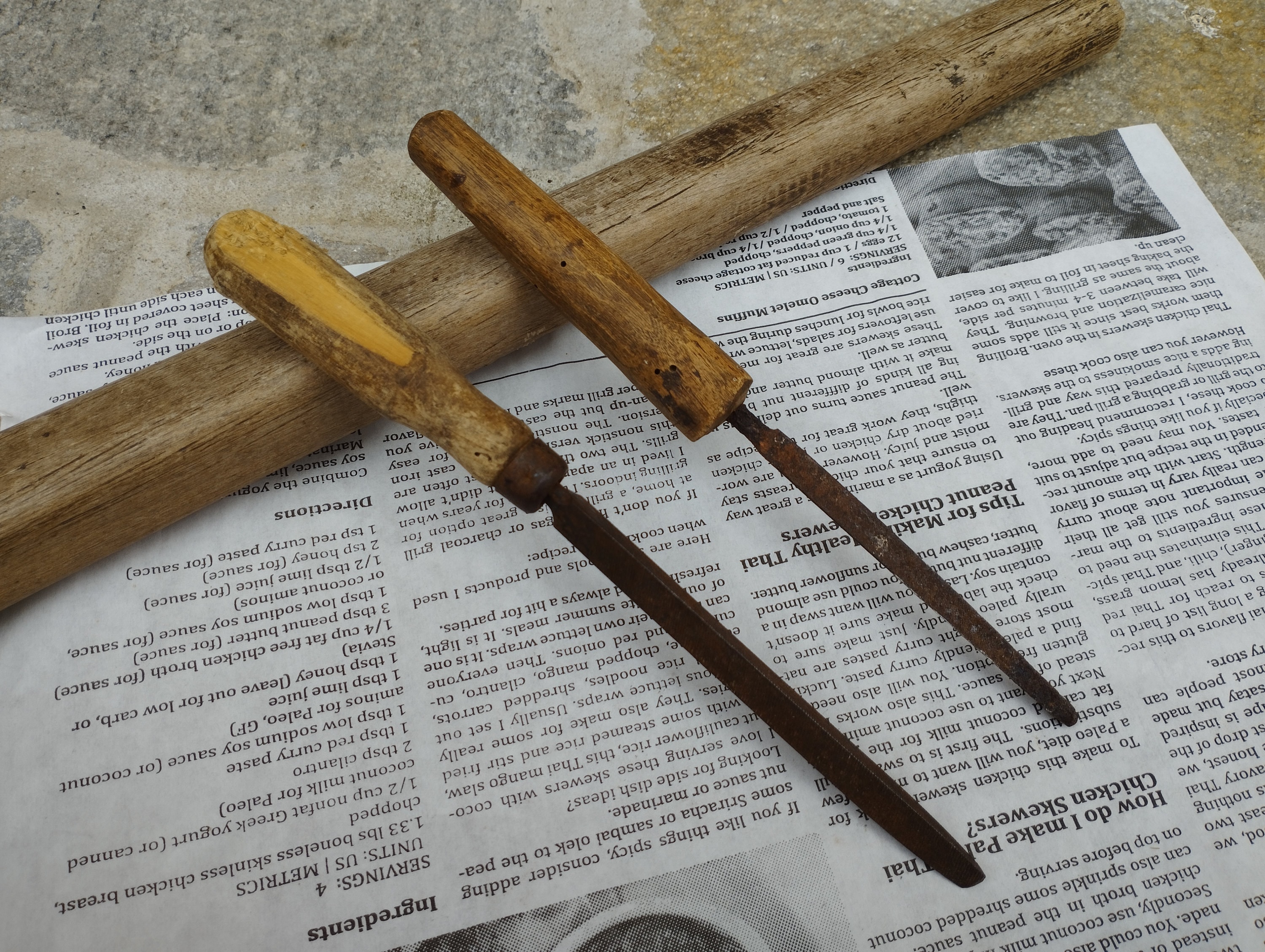 Set of Two Old Metal Files Vintage Metal File Gift for Man - Etsy